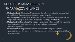 ADVERSE DRUG REACTIONS (ADRs) AND ROLE OF PHARMACIST IN ...