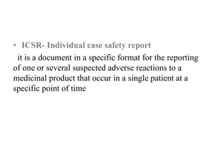 Pharmacovigilance- Introduction to Pharmacovigilance | PPTX