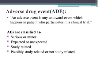 Pharmacovigilance & Adverse Drug Reaction | PPTX | Pharmaceutical ...
