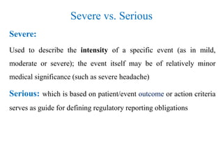 Pharmacovigilance a general overview most updated | PPTX