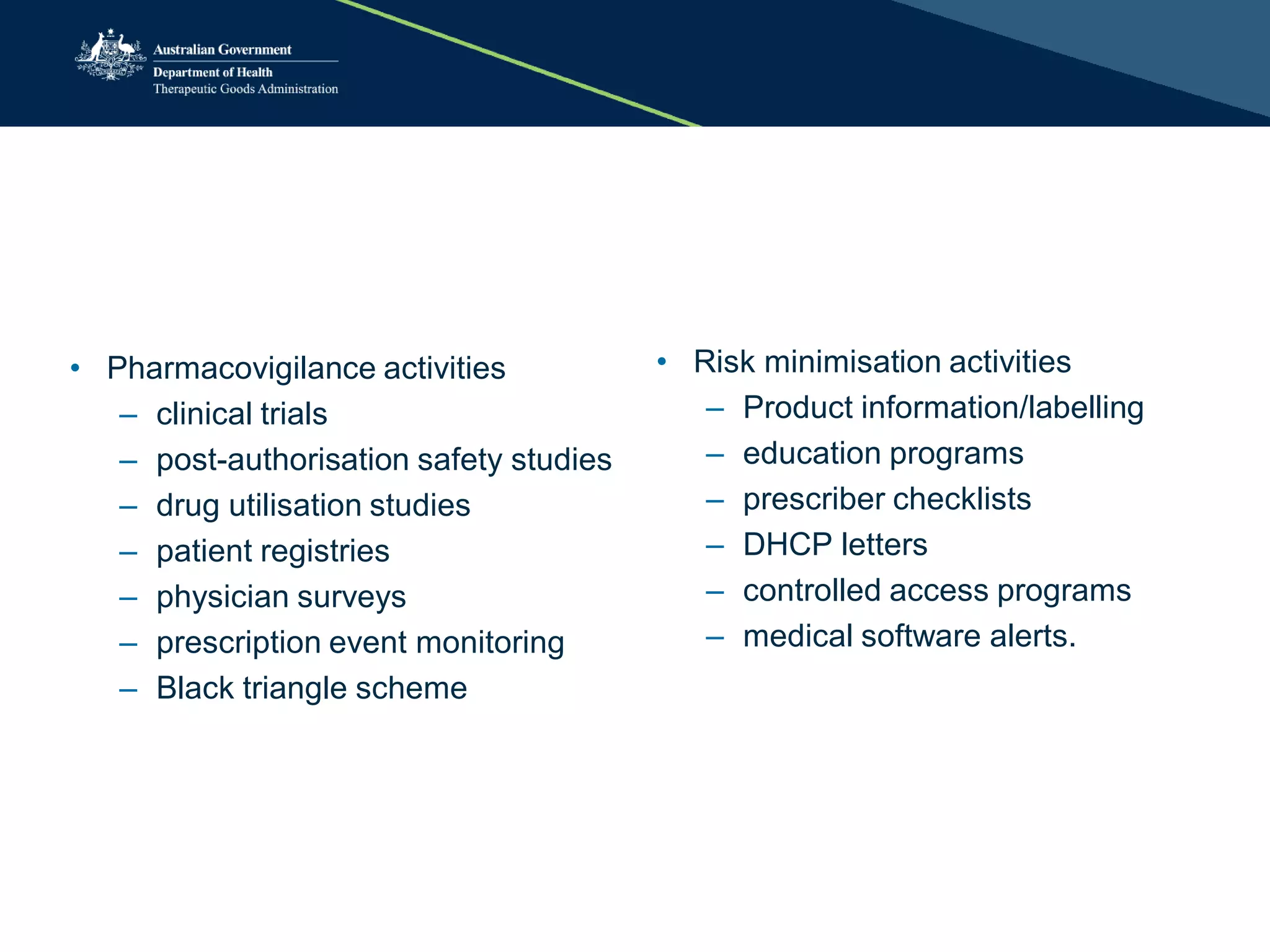 Presentation: Pharmacovigilance – a regulator’s perspective | PDF