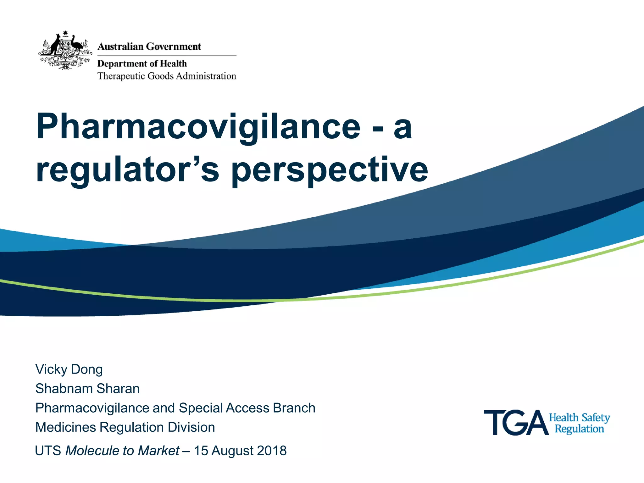 Presentation: Pharmacovigilance – a regulator’s perspective | PPT