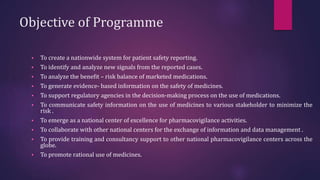 Pharmacovigilance Establishment in India and An overview on PvPI | PPTX