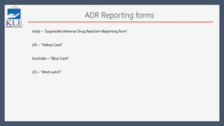 Pharmacovigilance and role of pharmacist | PPTX