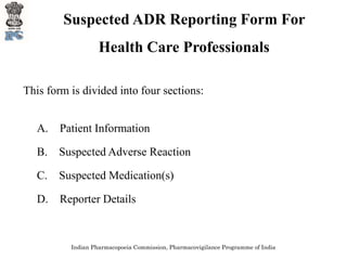 Monitoring and Reporting of Adverse Event /Adverse Drug Reaction ...