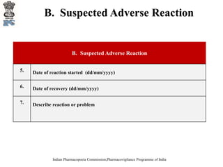 Monitoring and Reporting of Adverse Event /Adverse Drug Reaction ...