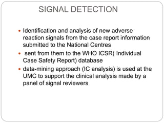 Pharmacovigilance organisation | PPT