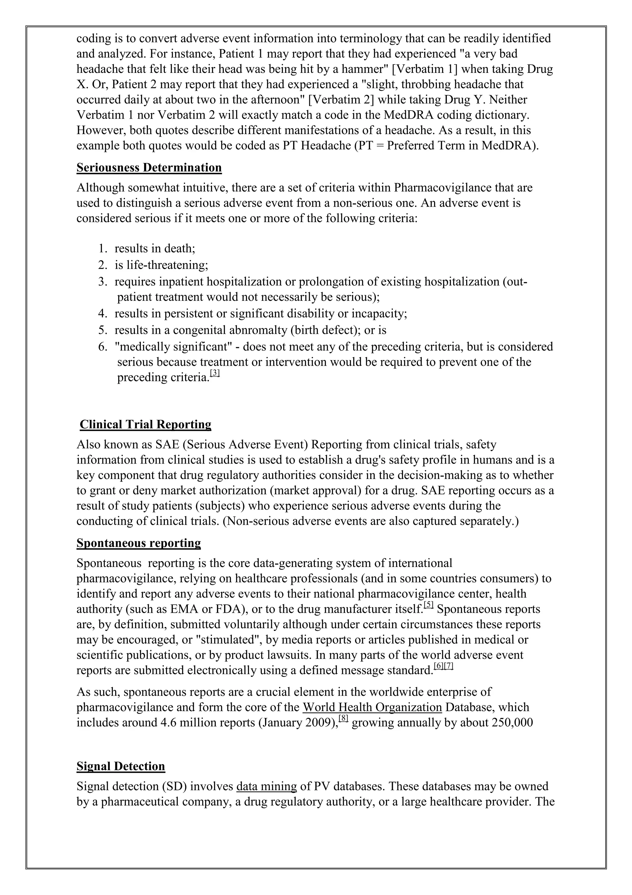 Pharmacovigilance pdf | PDF