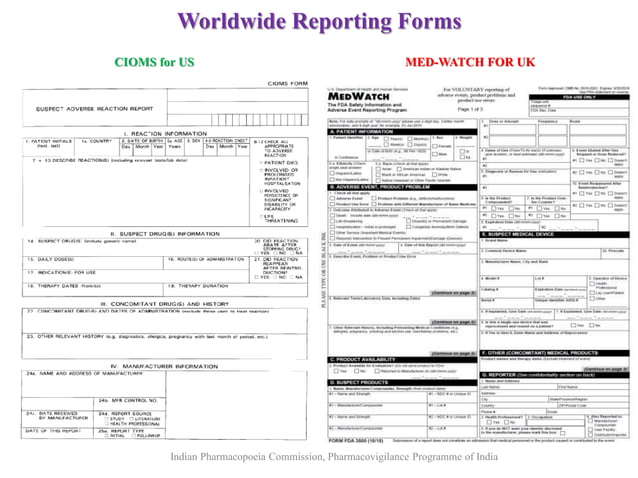 Pharmacovigilance and Method of ADR reporting | PPTX