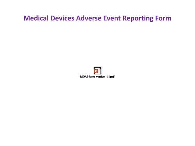 Pharmacovigilance and Method of ADR reporting | PPTX