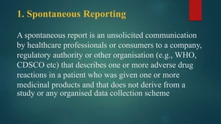 Pharmacovigilance programme of india | PPTX