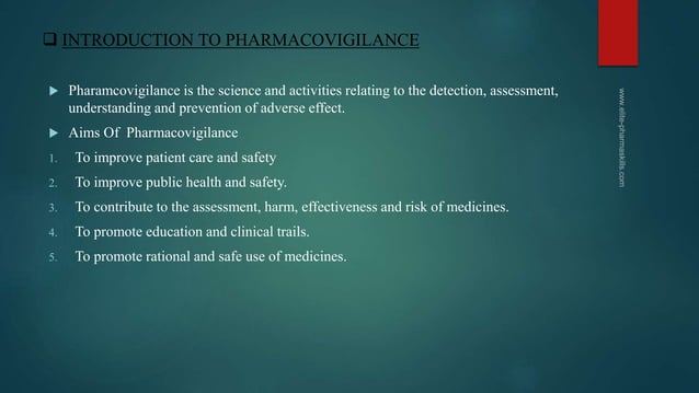 Pharmacovigilance reporting methods | PPTX | Pharmaceutical Drugs ...