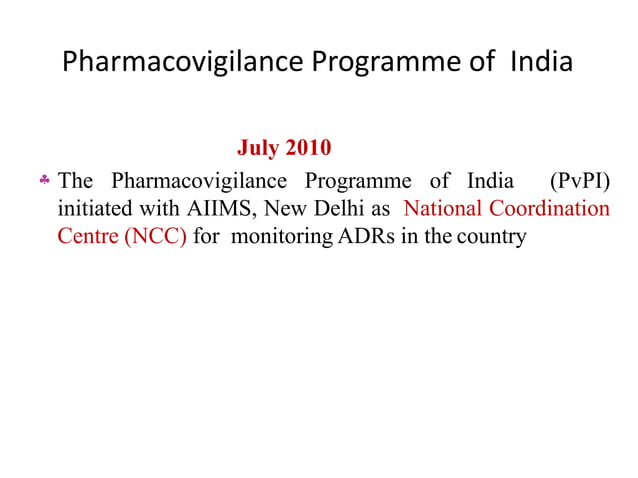 pharmacovigilence -Pharmacovigilance, Detection ,Assessment ...