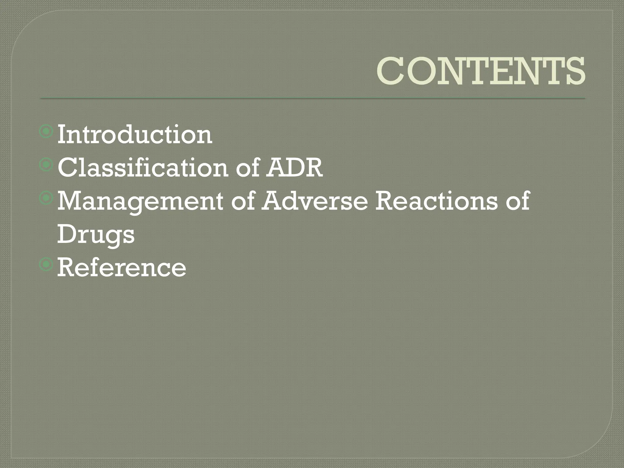 Management of Adverse Drug Reaction in pharmacy practice | PPTX