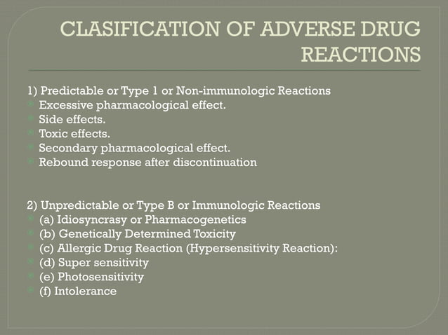 Management of Adverse Drug Reaction in pharmacy practice | PPTX