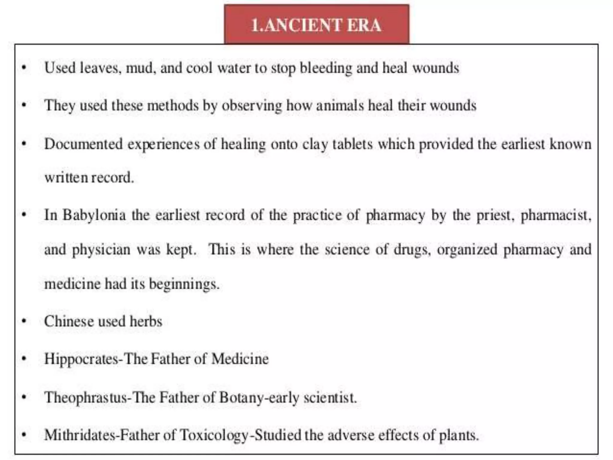 Pharmacy history, pharmacopoeia | PPTX