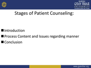 Patient counseling | PPT