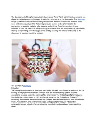 pharmacy | PDF