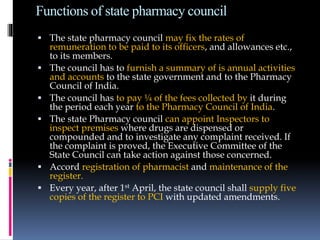 Pharmacy act | PPTX