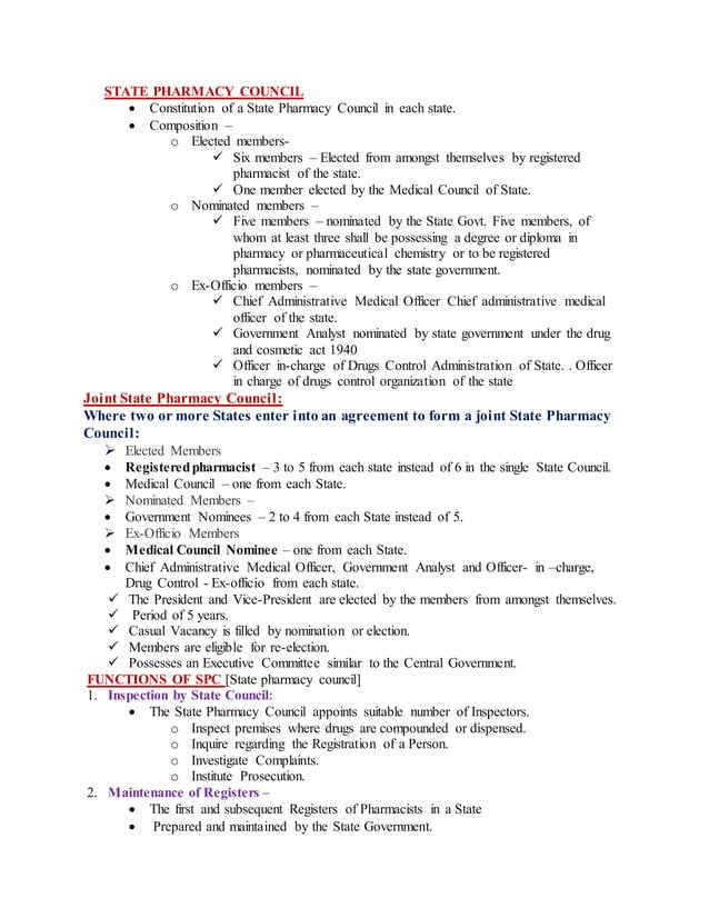Pharmacy act 1948 | DOCX | Pharmaceutical Drugs | Medical Health