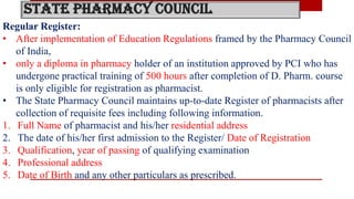 Pharmacy act 1948 | PDF