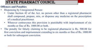Pharmacy act 1948 | PDF