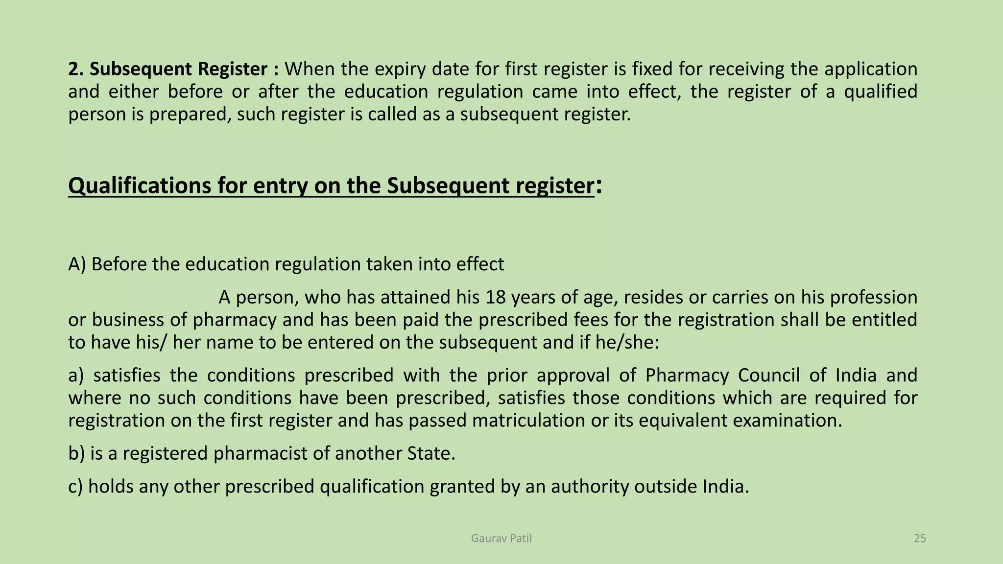 Pharmacy Act ,1948 | PPT