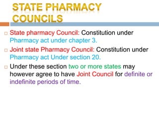 Pharmacy act 1948 | PPTX