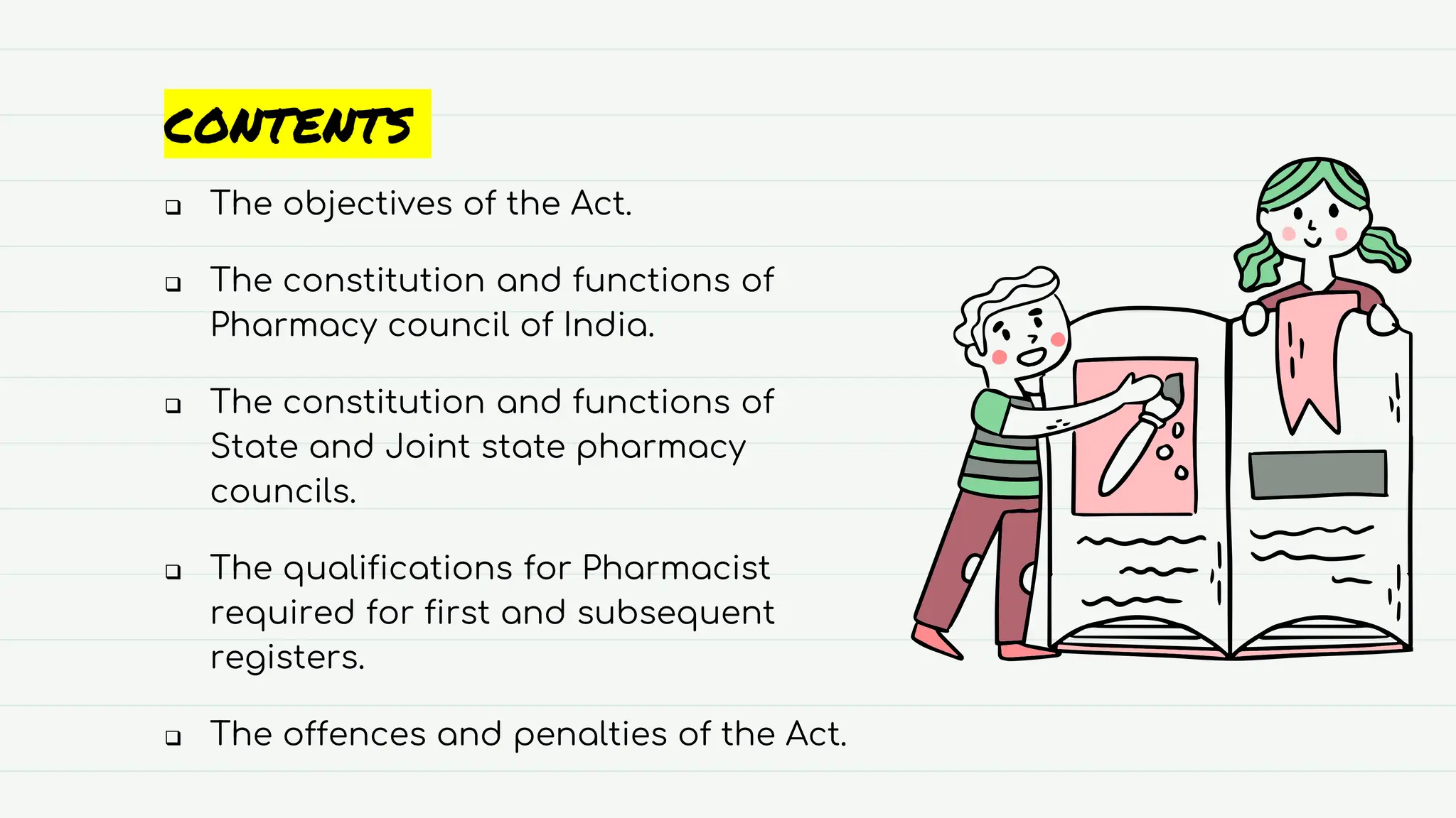 Pharmacy Council of India. 1948 - Pharmacy act | PPTX