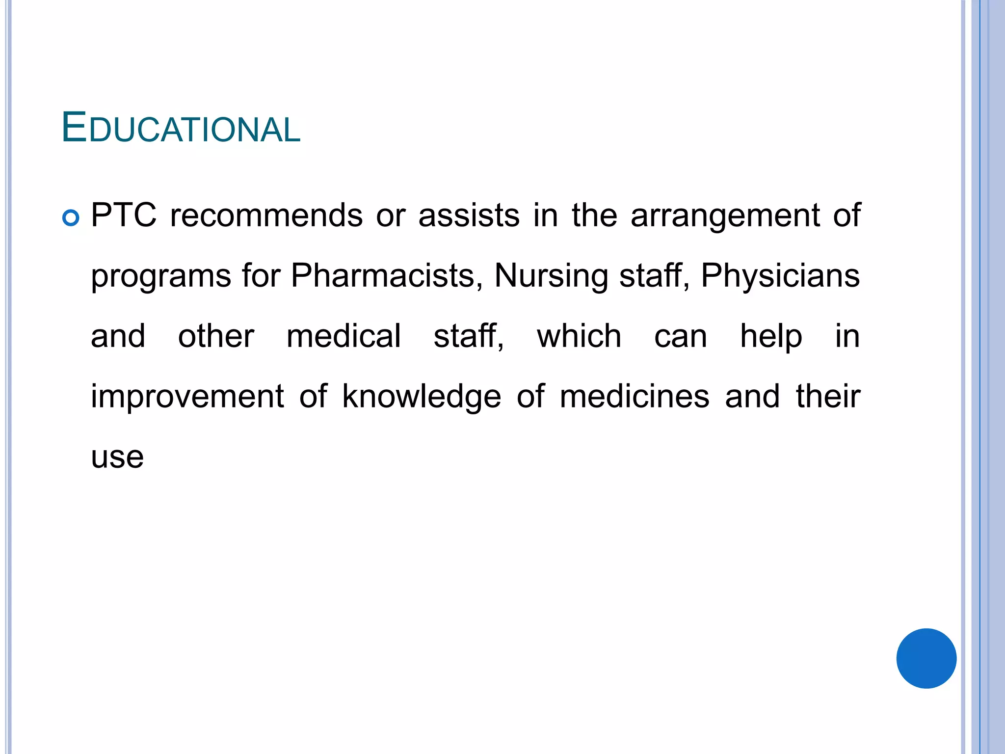 Pharmacy and therapeutic committee | PPTX