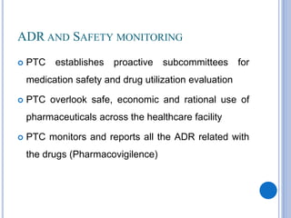 Pharmacy and therapeutic committee | PPTX