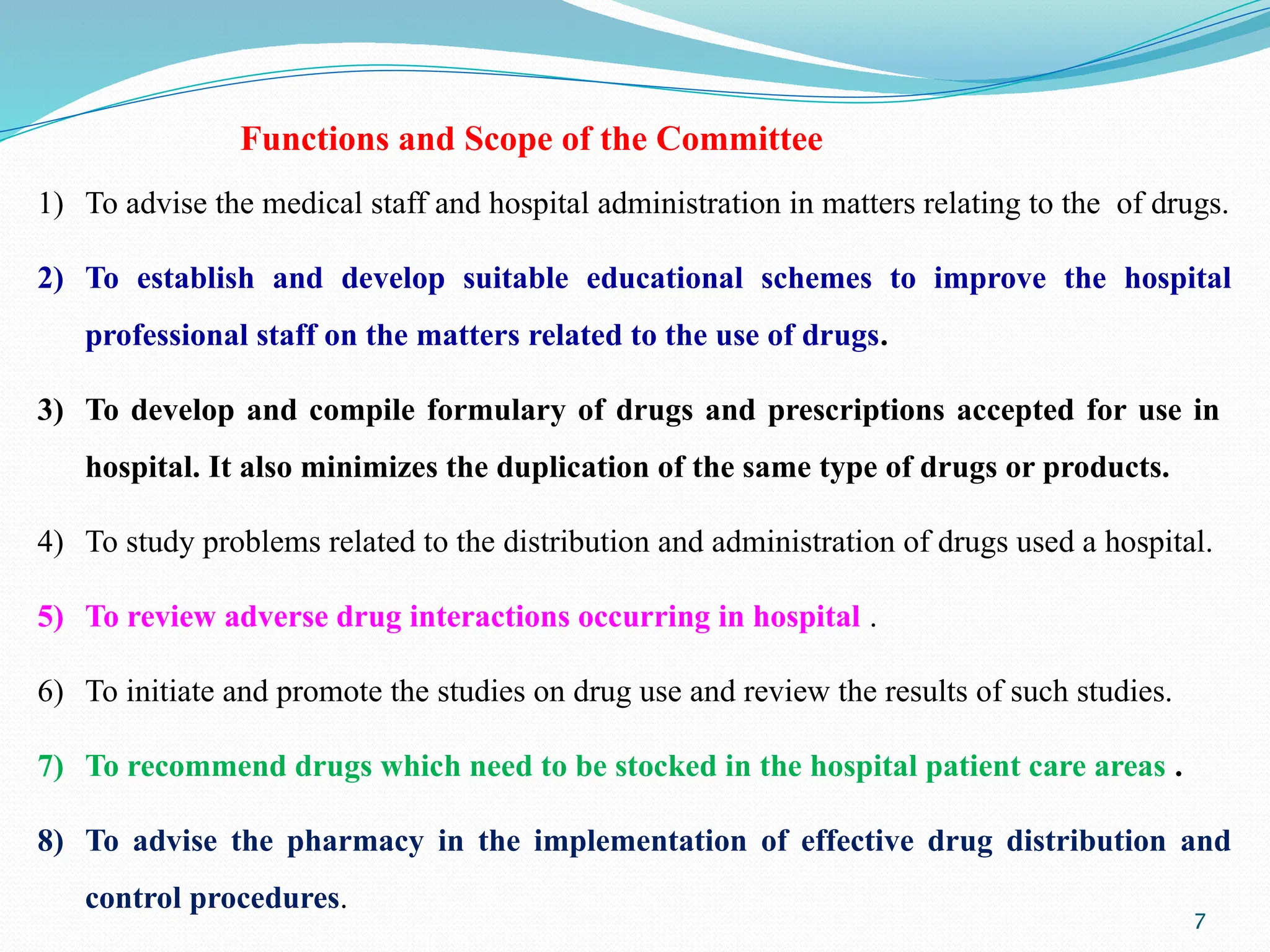 Pharmacy and therapeutic committee.pptx for pharmacy | PPT
