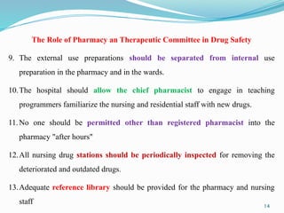 Pharmacy and therapeutic committee.pptx for pharmacy | PPT
