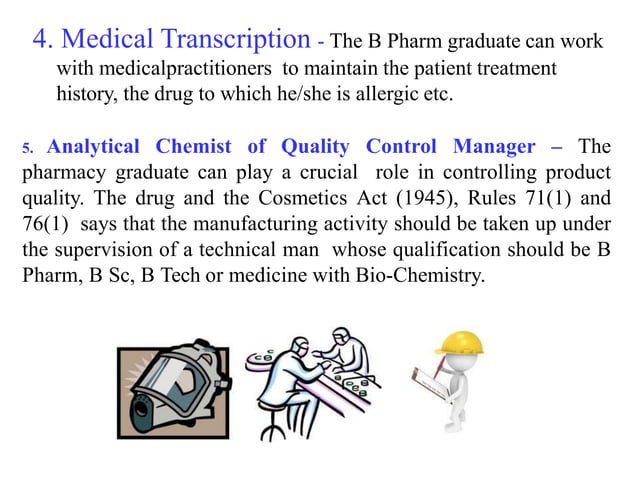 Pharmacy as a career | PPTX | Pharmaceutical Industry | Industries