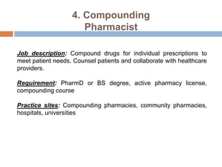 Pharmacy careers & pharmacist practice settings | PPT