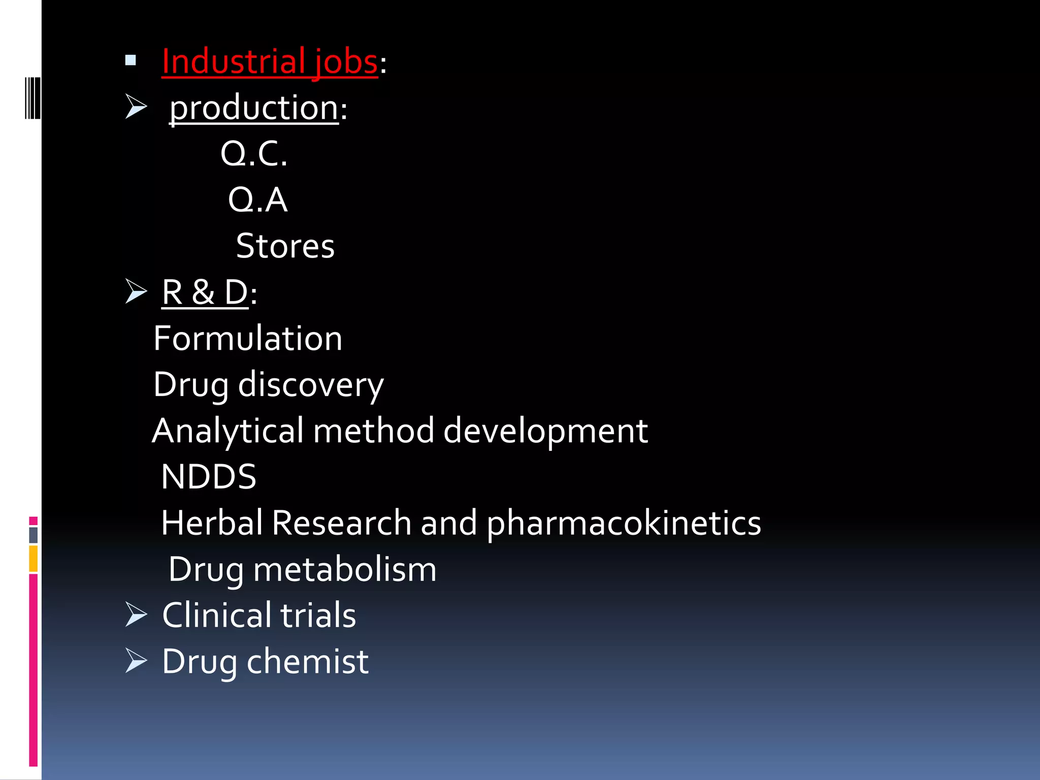 Pharmacy carrier plan | PPTX