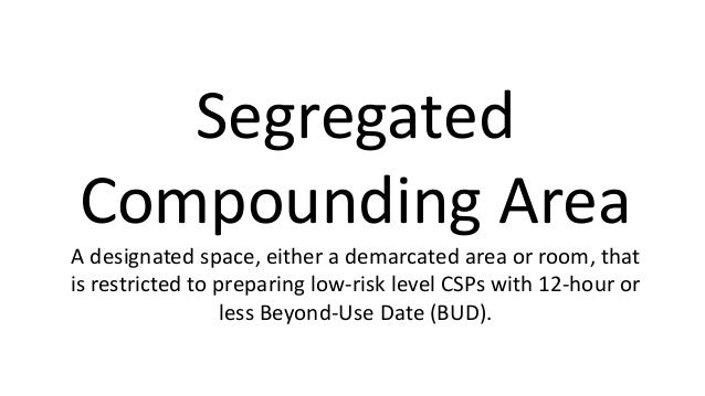 Pharmacy cleanroom terminology
