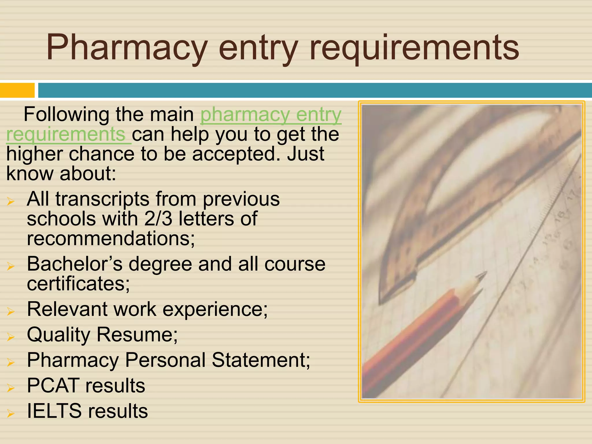 Pharmacy College Application | PPTX