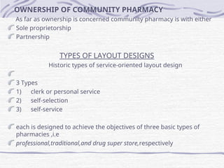 pharmacy design and pharmacy layouts.ppt
