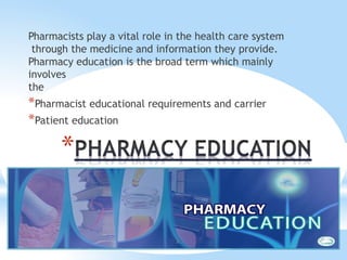 _pharmacy education hospital Pharmacy .pptx