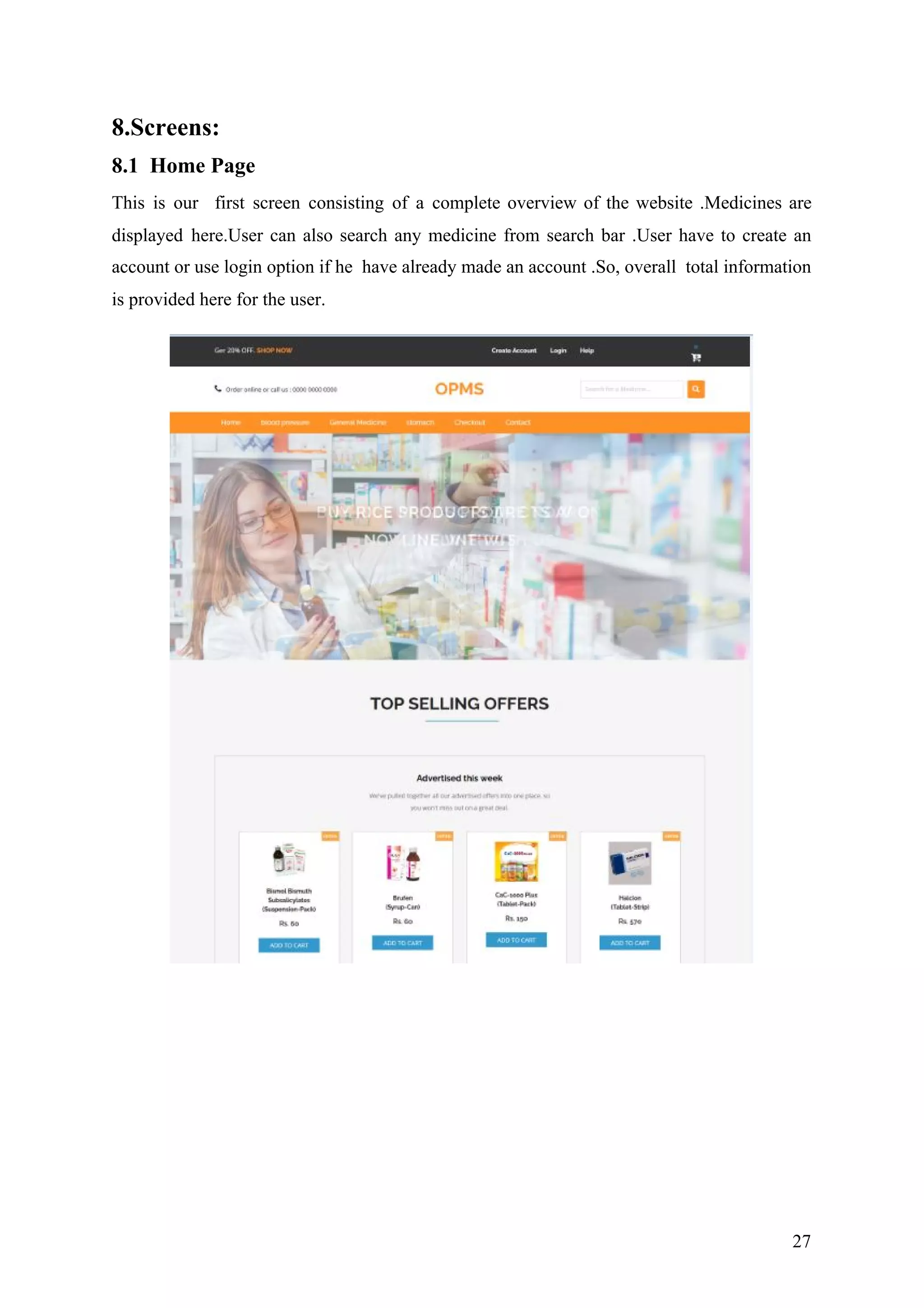 Pharmacy management system fyp documentation | PDF