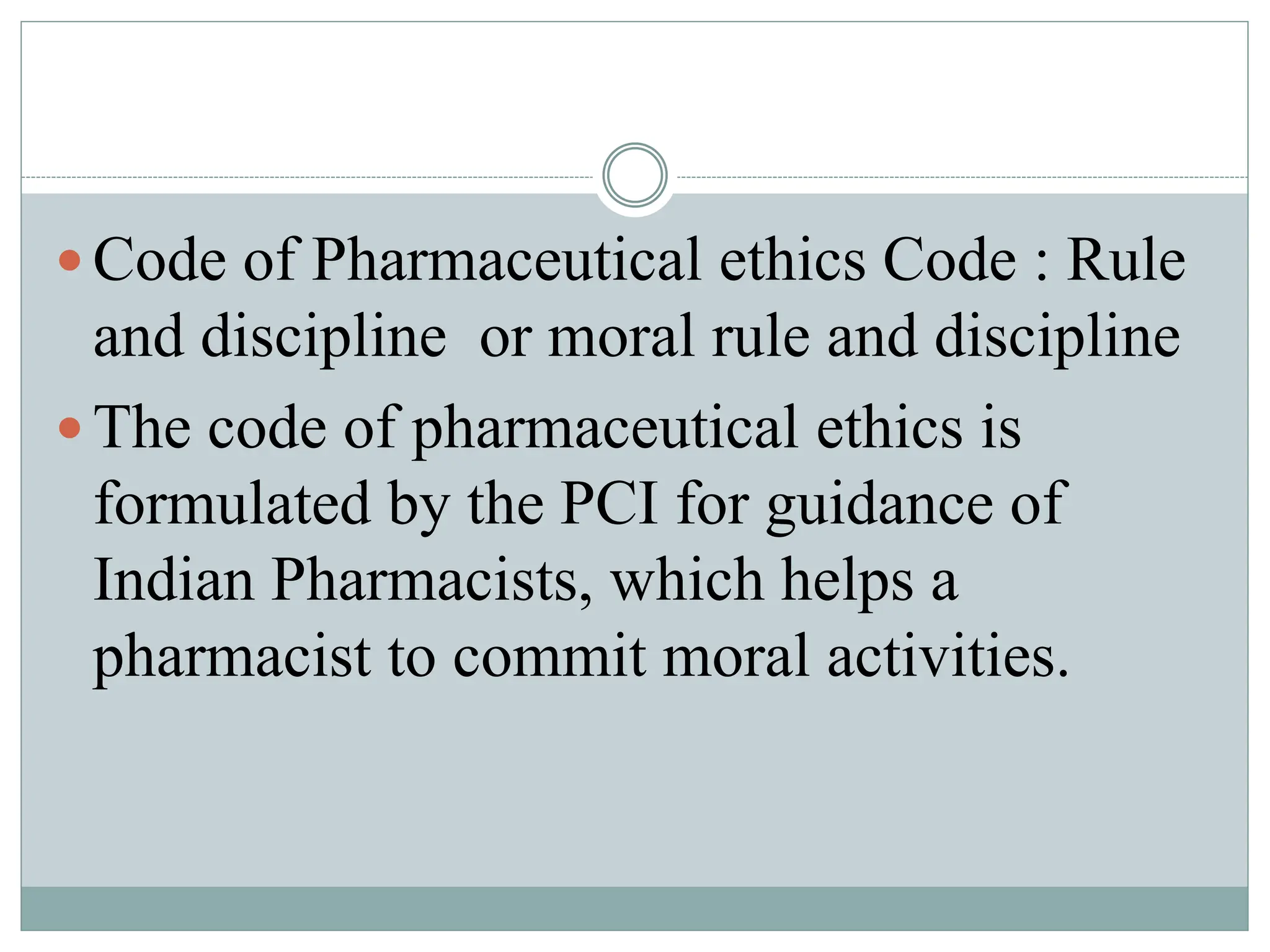 Pharmacy Law and Ethics (1). PPT topic 2 | PPTX