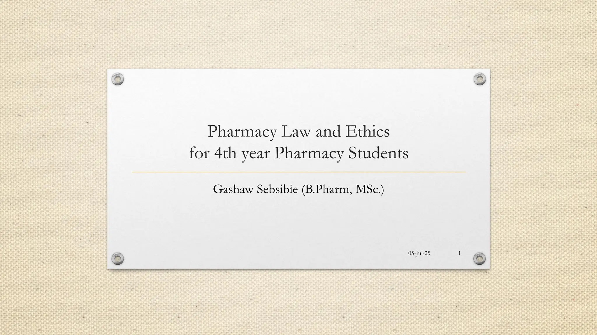 Pharmacy law and ethics PPT.pdf.......... | PDF