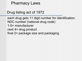 Pharmacy laws1 | PPT