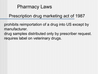 Pharmacy laws1 | PPT