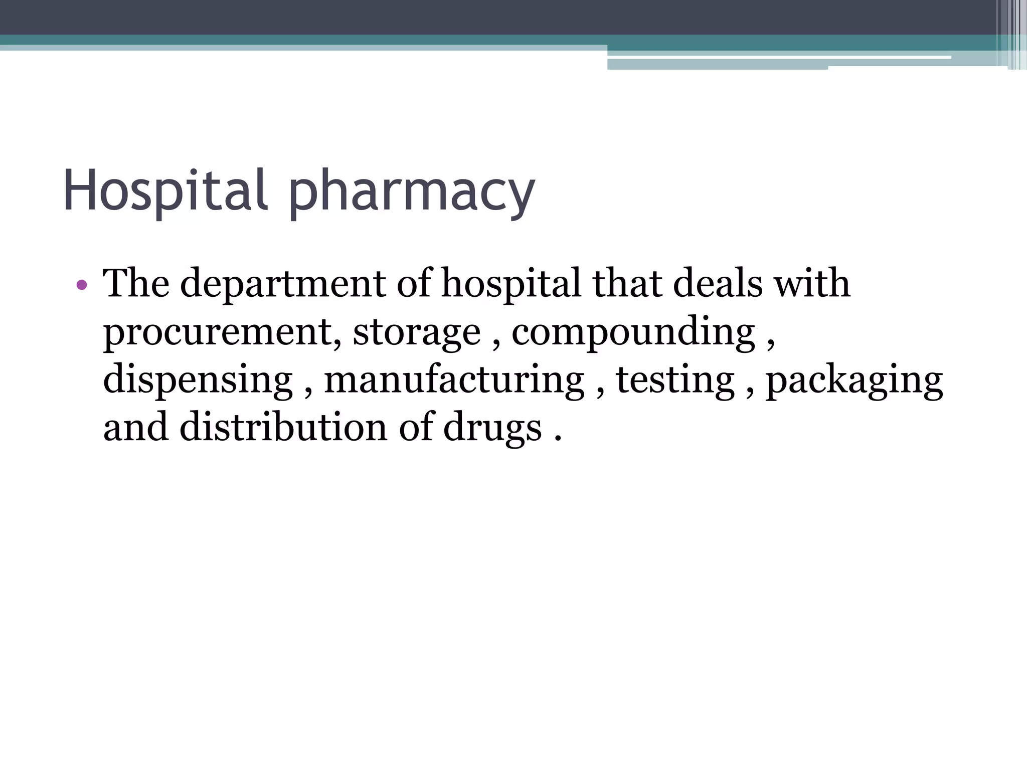 Pharmacy layout design | PPTX