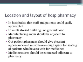Pharmacy layout design | PPTX