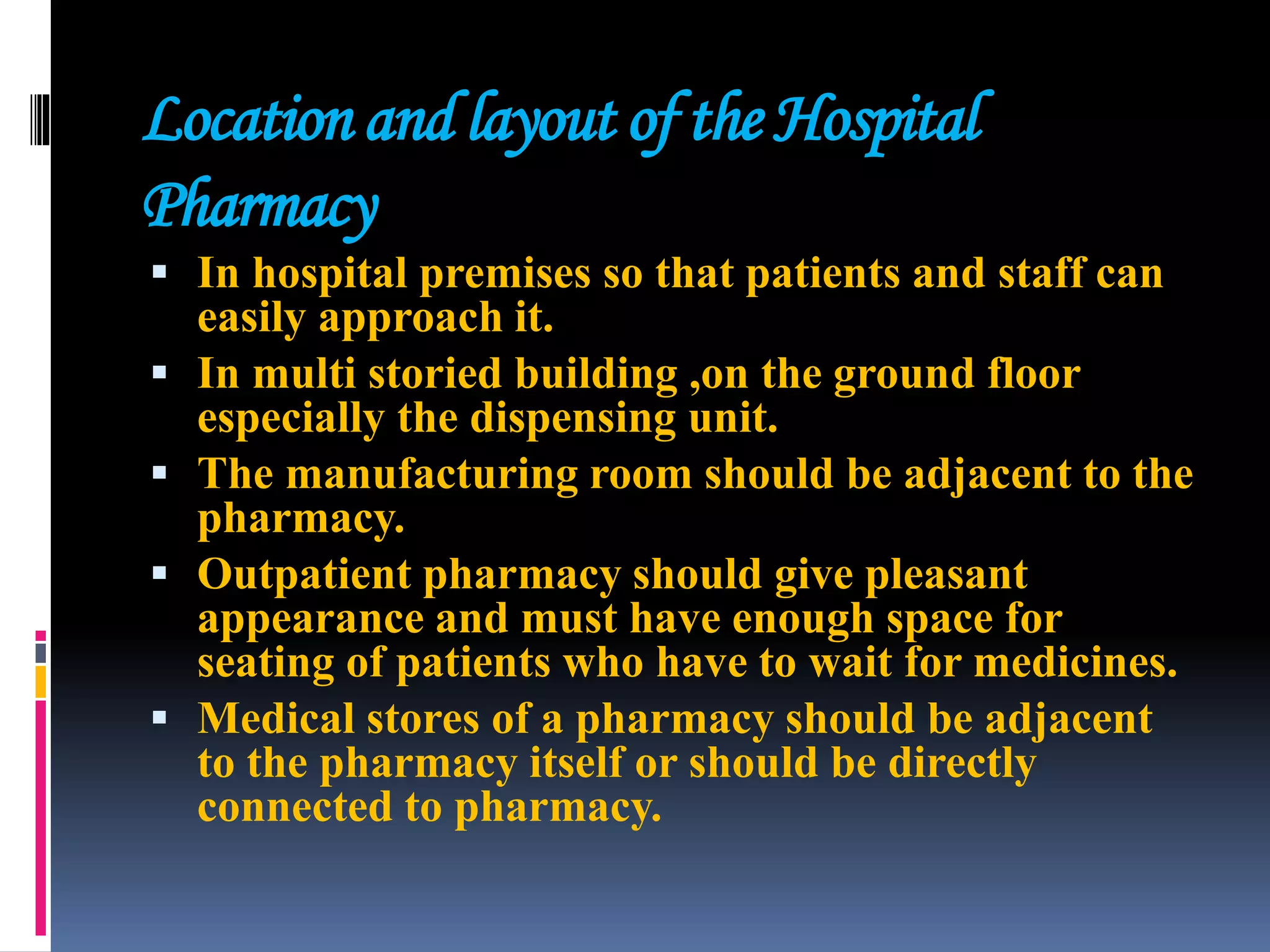 Pharmacy layout ppt | PPTX