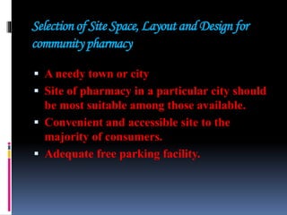 Pharmacy layout ppt | PPTX