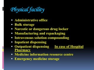 Pharmacy layout ppt | PPTX